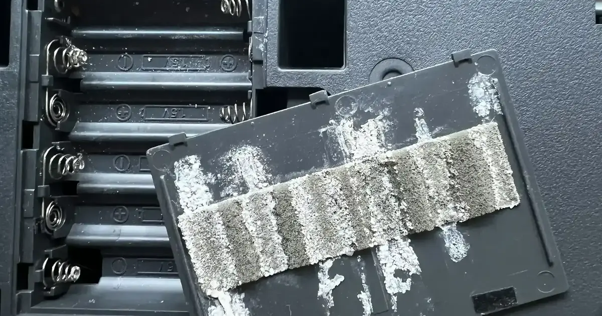 How to Clean Battery Corrosion Inside a Battery Case